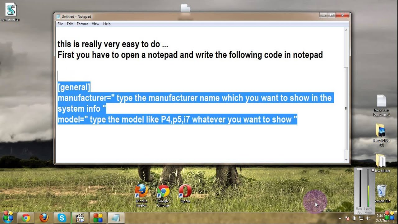 Computer tricks Boost RAM, make your PC fake - YouTube