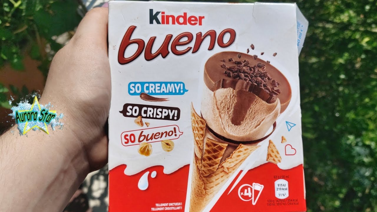 Opinioni sul cono gelato kinder bueno un dolce freddo - YouTube