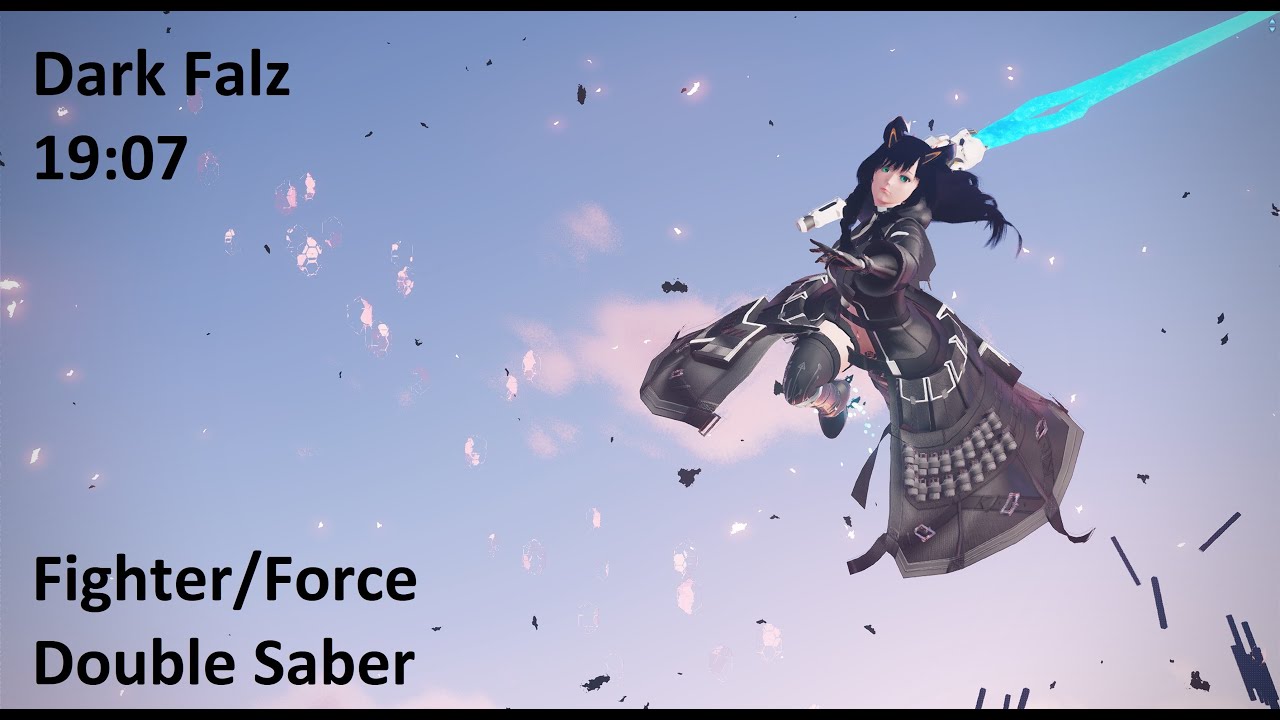 PSO2 NGS Dark Falz Solo 19:07 FI/Fo DS - YouTube