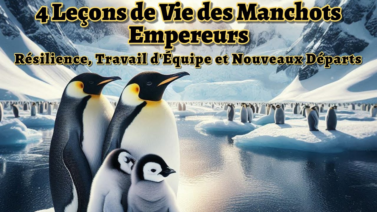 Les Manchots Empereurs : 4 Leçons de Vie pour Surmonter les Défis ...