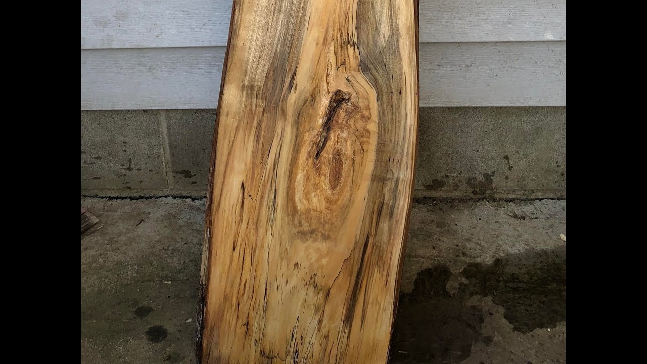 Woodmaser planer video: Planing spalted maple slabs and Quartersawn oak ...