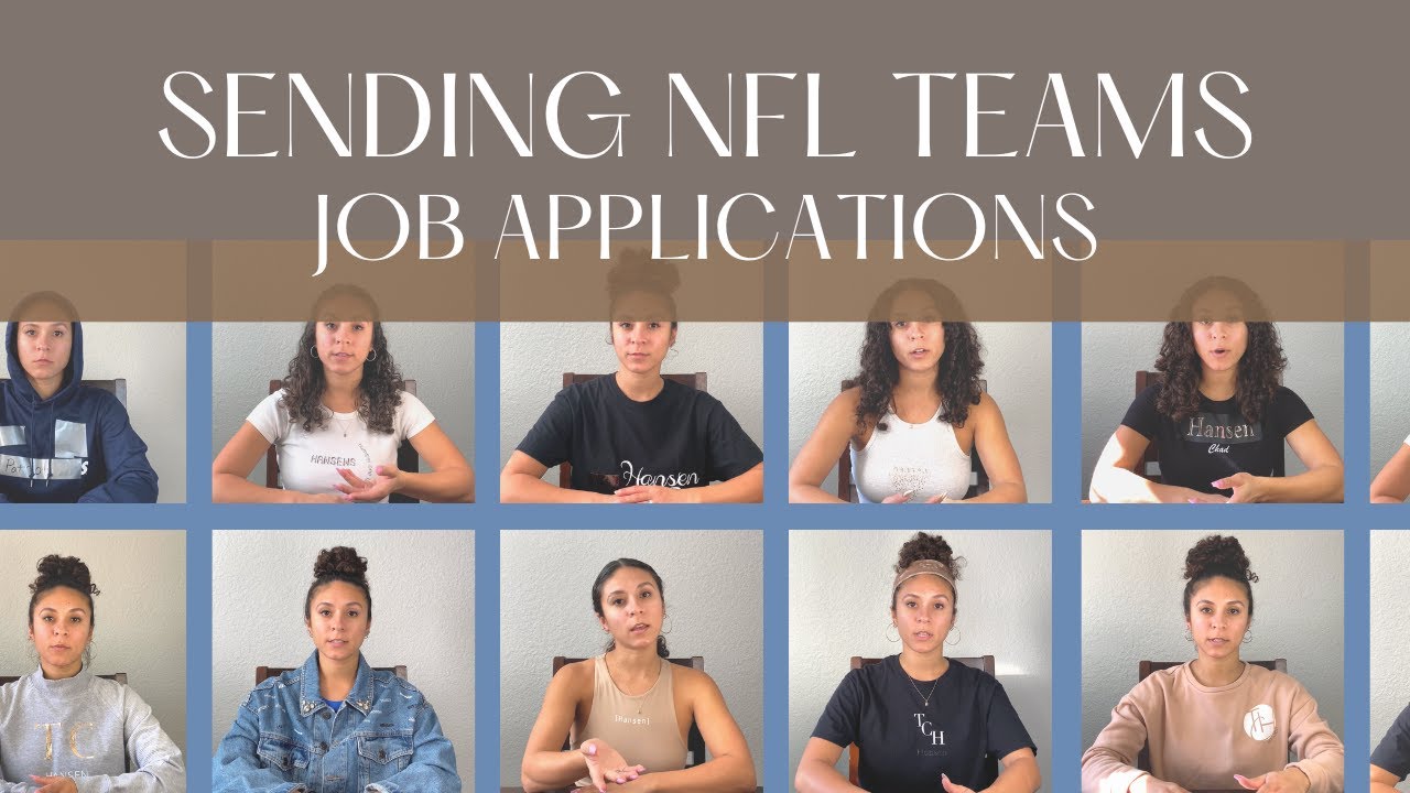Sending Applications To NFL Teams - YouTube