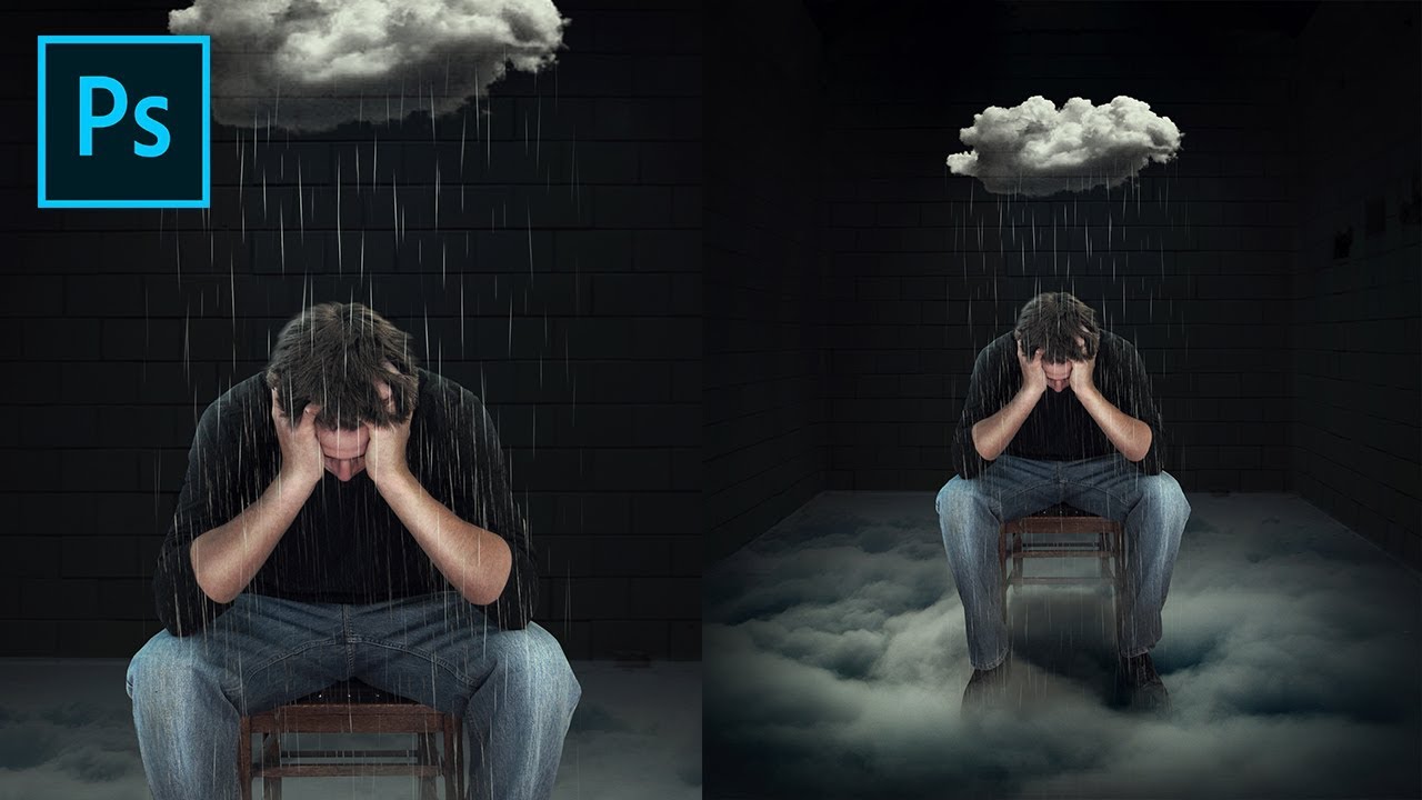 Rain of Sadness - Photoshop Manipulation Tutorial Processing - YouTube