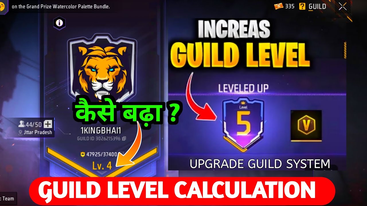 Guild Level Up Problem | Guild Ka Level Kaise Badhaye Free Fire Mein | Guild Level Calculation ...