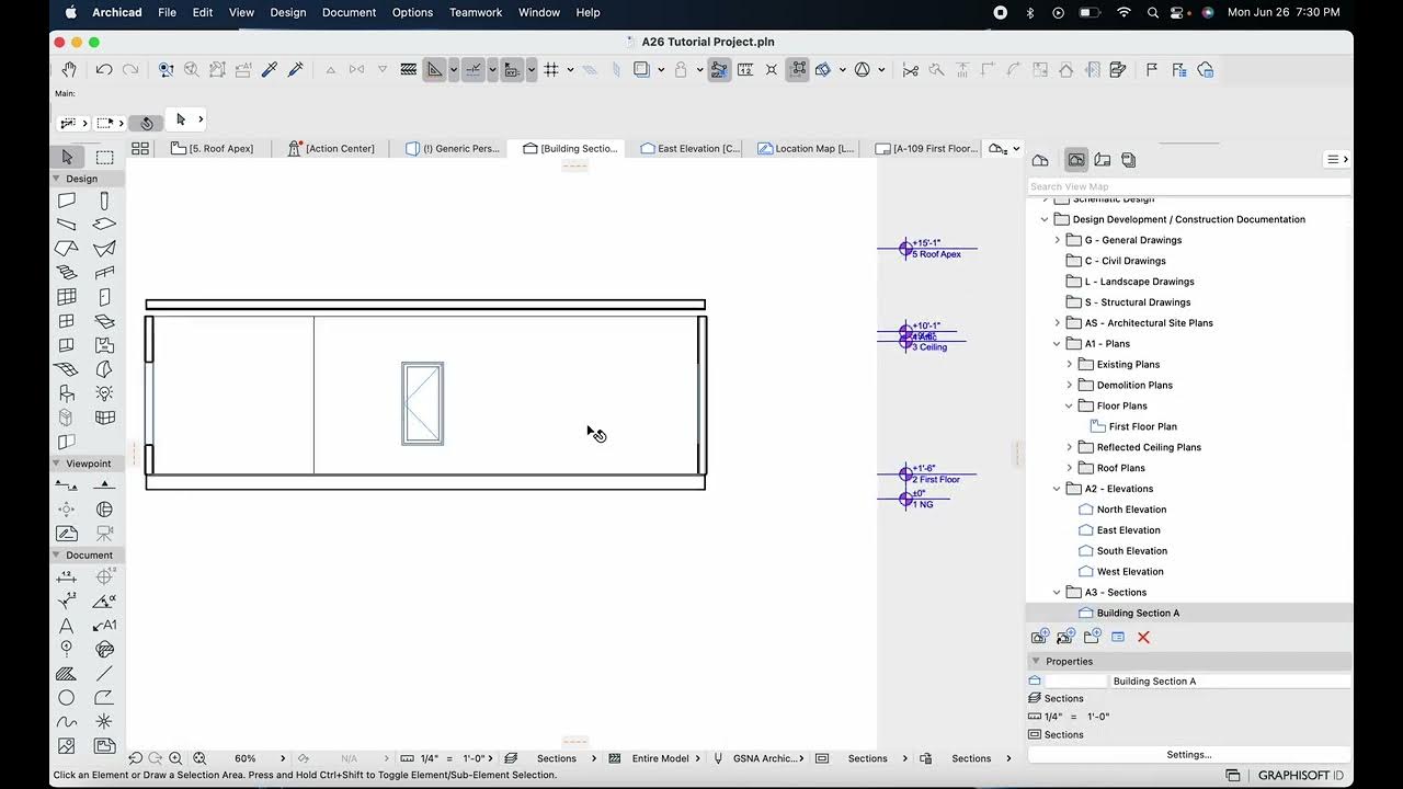 Archicad 26 Tutorial Part 5 - Story Levels and Story Level Markers #Archicad #Archicadtutorial ...