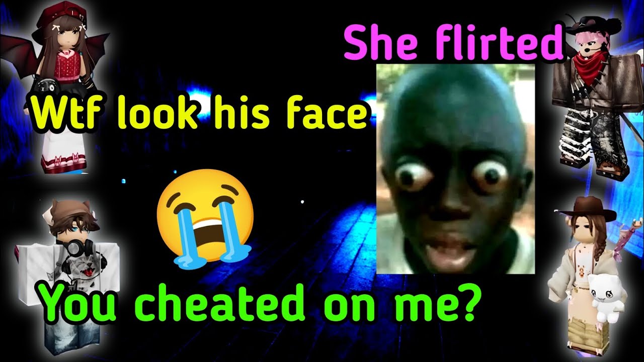 She flirted with a goofy ahh looking guy || Roblox story || Text to ...