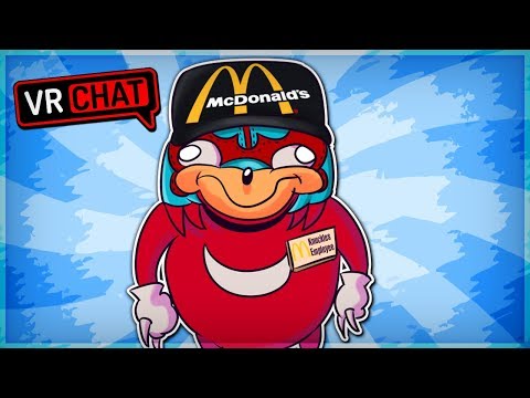 UGANDAN KNUCKLES BECOMES MCDONALDS EMPLOYEE! (VRChat Funny Moments ...