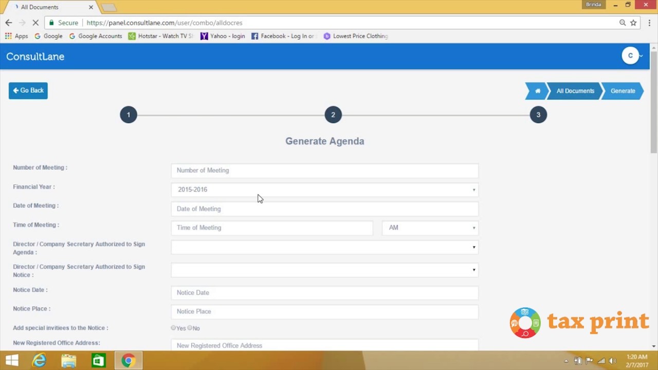 Cloud based Company Secretary Automation Software ( Demo ) - YouTube