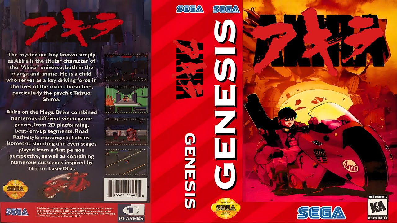 [Exodus From The Underground Fortress] Akira (Prototype) (SEGA Mega ...