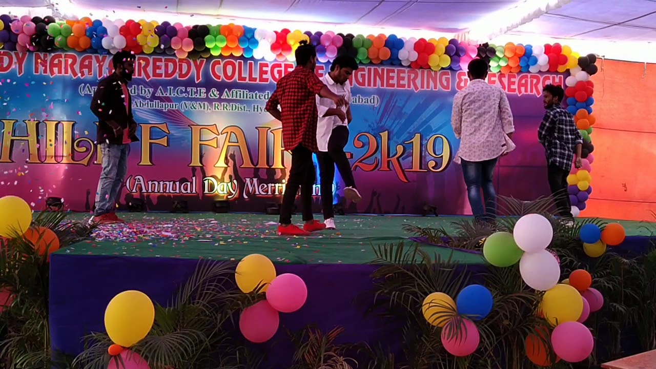 brilliant Engg college (KNRR) Mech dance - YouTube