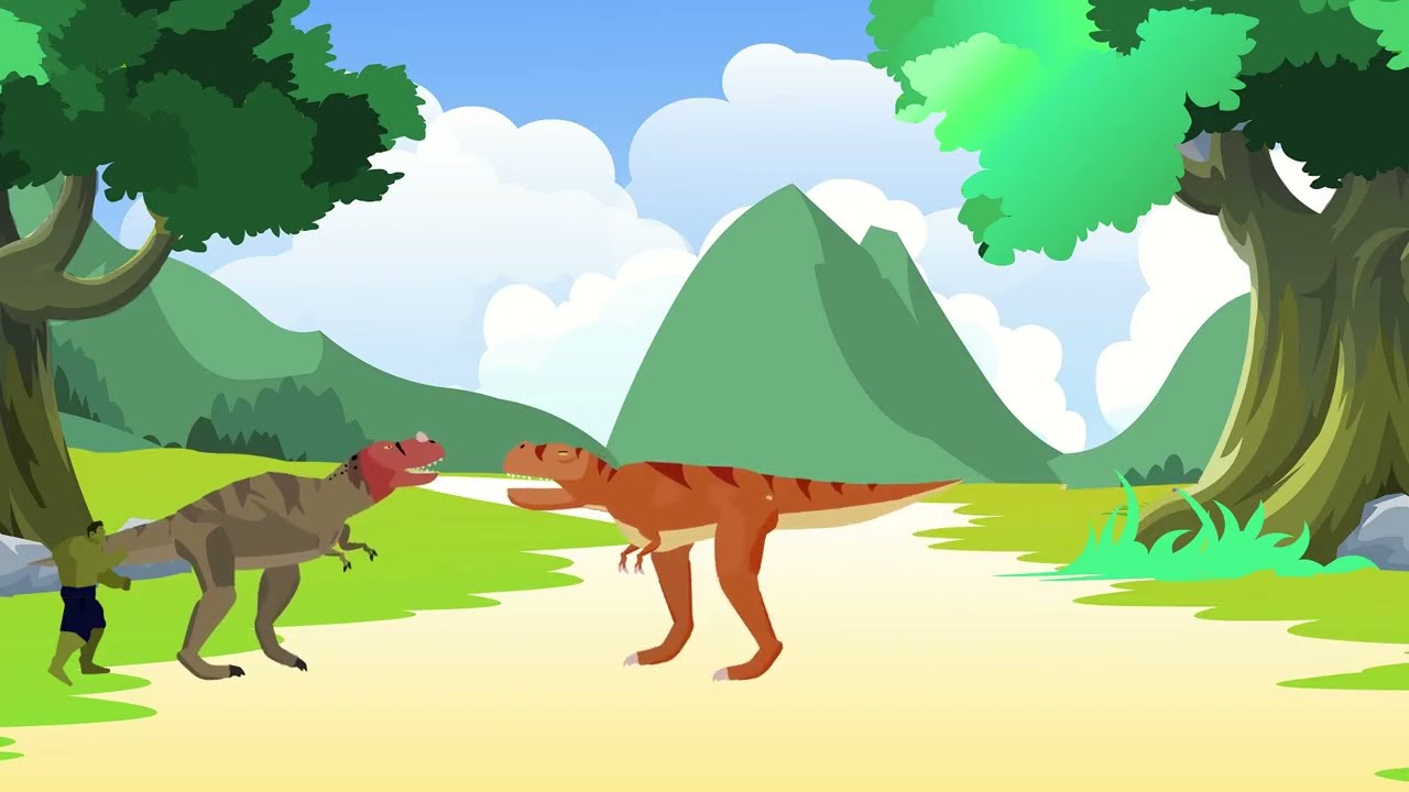 Hulk vs T-Rex | Hulk Rampage - Hero Animation!!! - YouTube