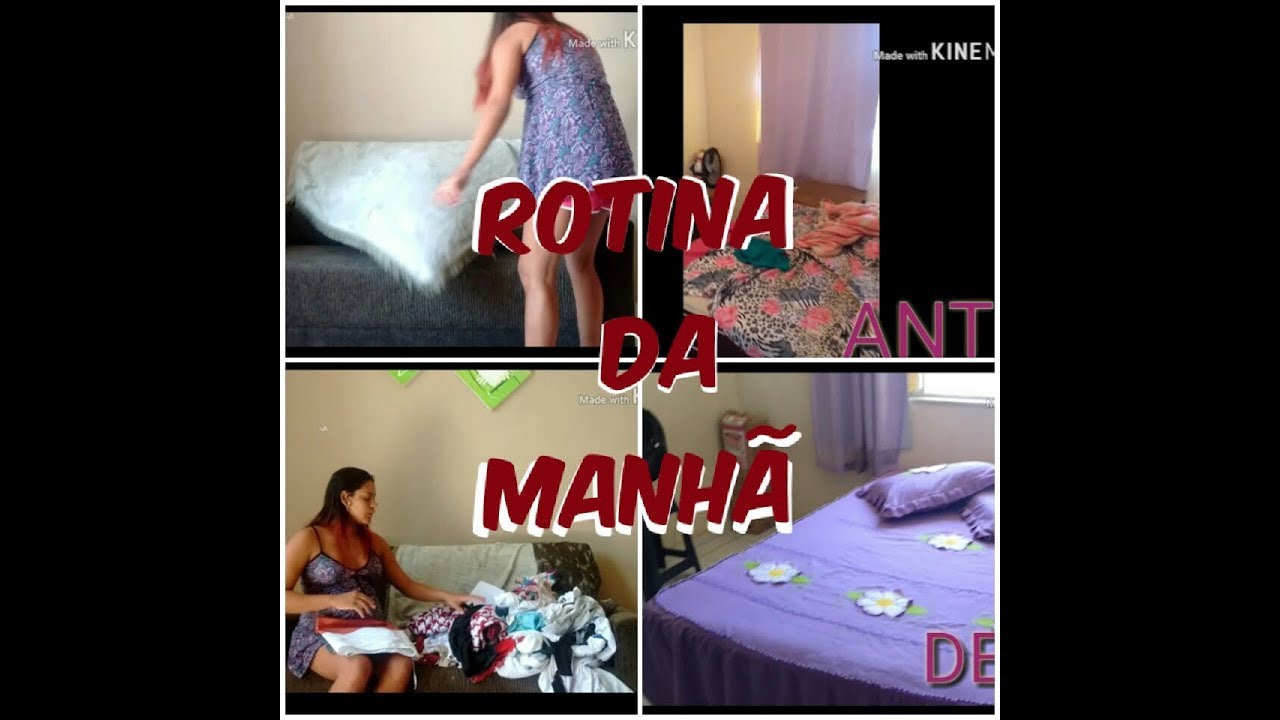 Vlog: Rotina da manhã+Arrumando a casa - YouTube