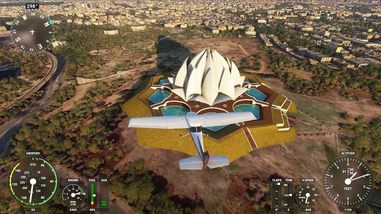 INDIA, Lotus Temple - Microsoft Flight Simulator 2020 - YouTube