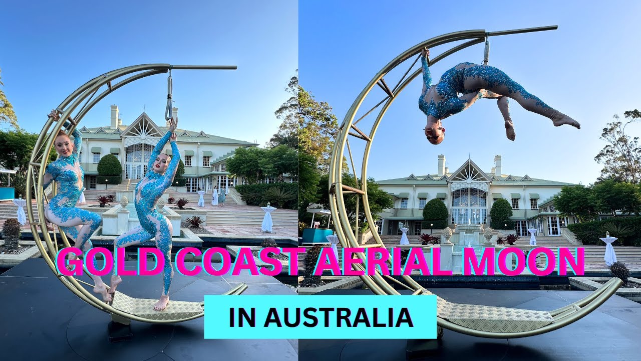 Aerial Moon on the Gold Coast #aerial #moon #aerialist - YouTube