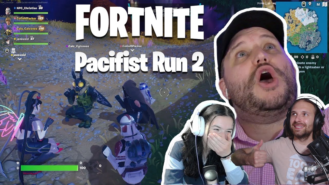 Fortnite: Pacifist Run 2 - Swords in Final 2? (w/ @CalsCalzones ...