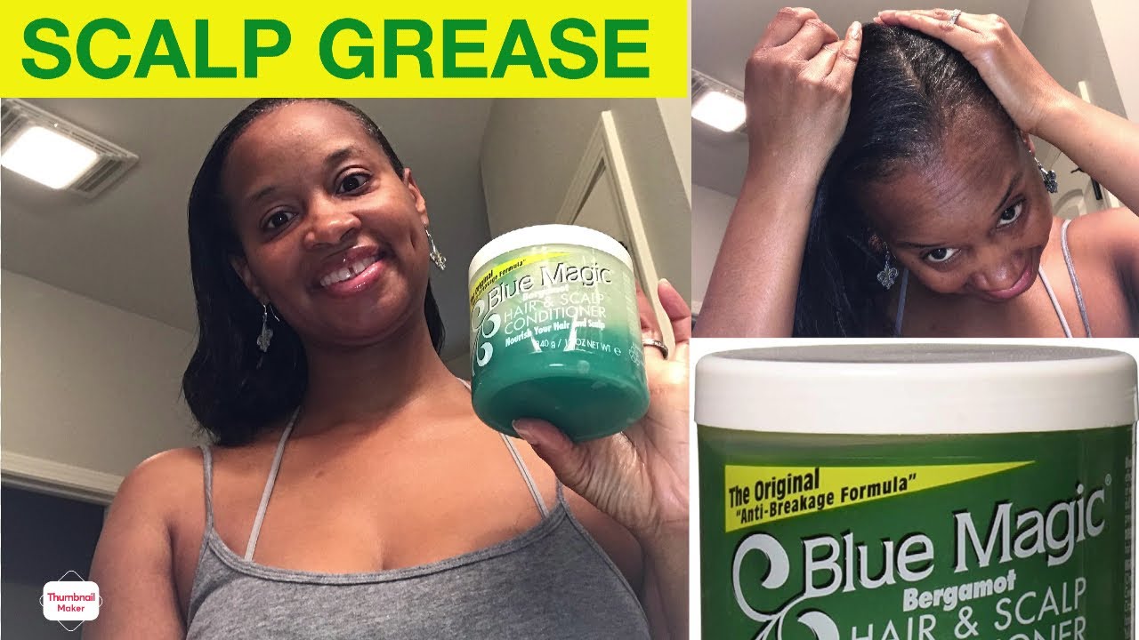 How I grease my scalp/Relaxed Hair: Pamper Sunday 🌞 - YouTube