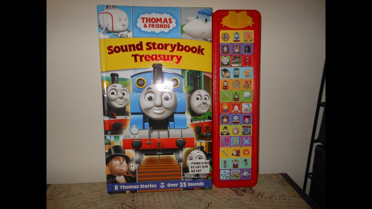 Thomas & Friends Sound Storybook Treasury noisy book - YouTube