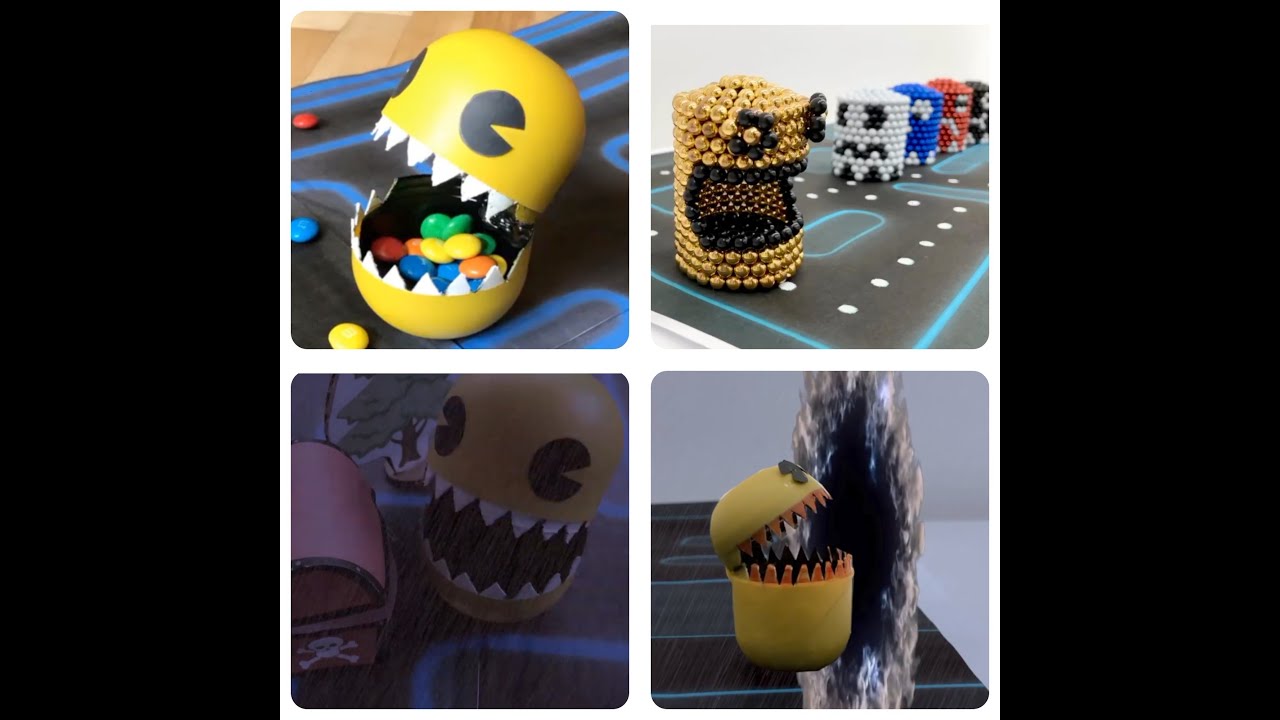 4 interesting Pac-Man games. DIY - YouTube
