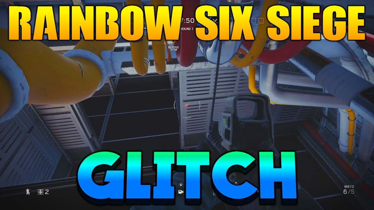 Rainbow Six Siege Glitch On Plane! Roof Glitch! 2017 - YouTube