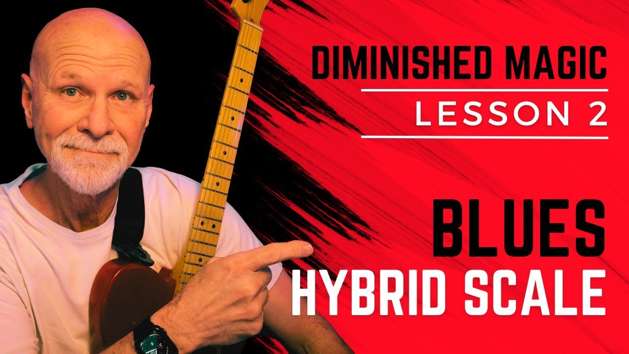 Diminished Hybrid Scale: Guitar Soloing Over Blues - YouTube
