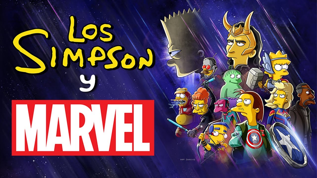 Las REFERENCIAS de LOS SIMPSON y MARVEL - YouTube