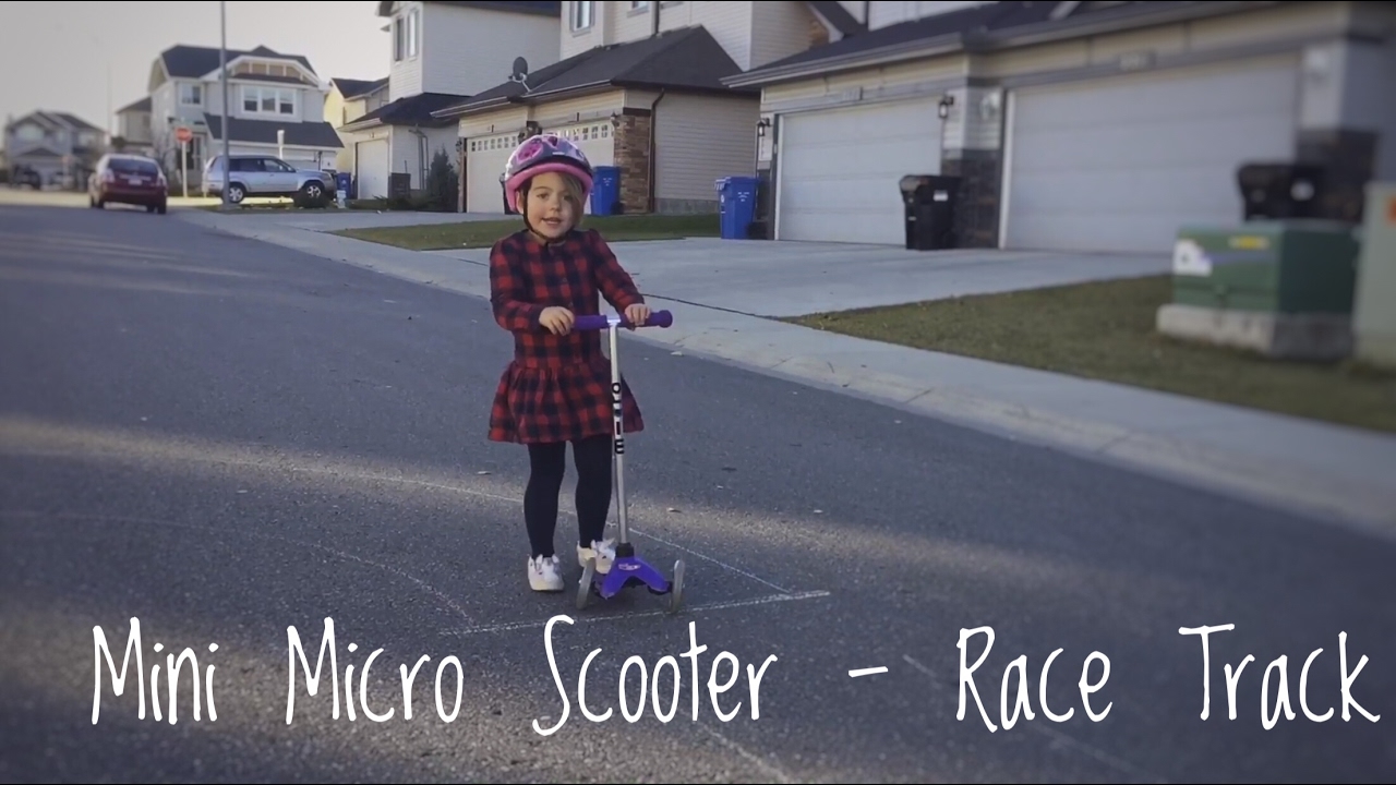 Mini Micro Scooter - Race Track - YouTube
