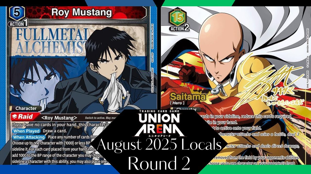 Roy Mustang vs Green OPM \ Union Arena / Round 2 Locals Live Gameplay ...