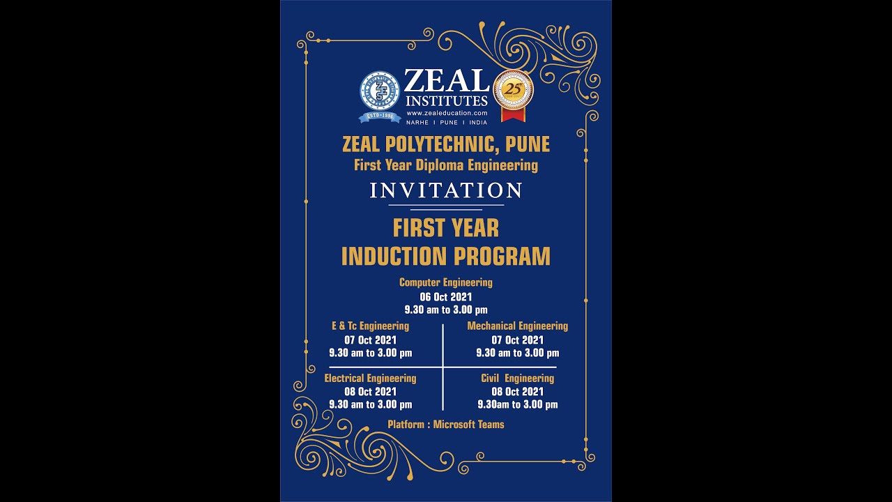 ZEAL Polytechnic | First Year Induction Program | Electronic and Telecommunication Engineering ...