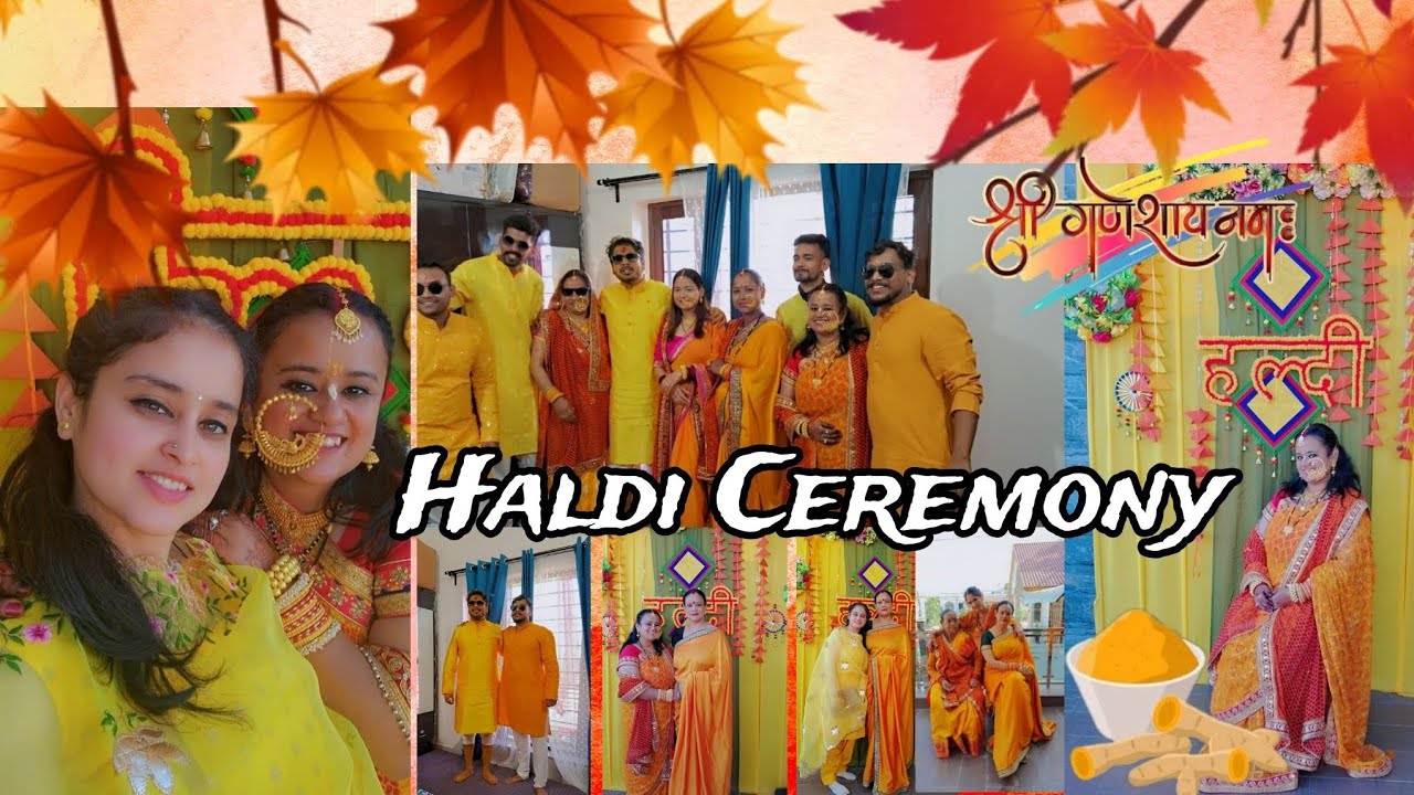 Mere bhaiya ka haldi ceremony || kumauni Haldi hath || aaj khushi ka ...