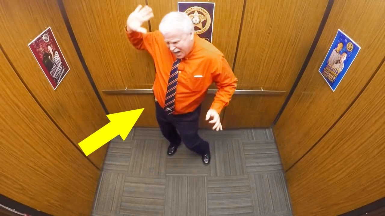 Police Officer Dancing In Elevator – YNAK