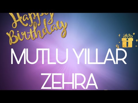 İyi ki Doğdun ZEHRA -İsme Özel Doğum Günü Şarkısı ( COVER )