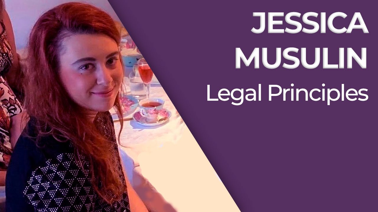 Jessica Musulin - Legal Principles - YouTube