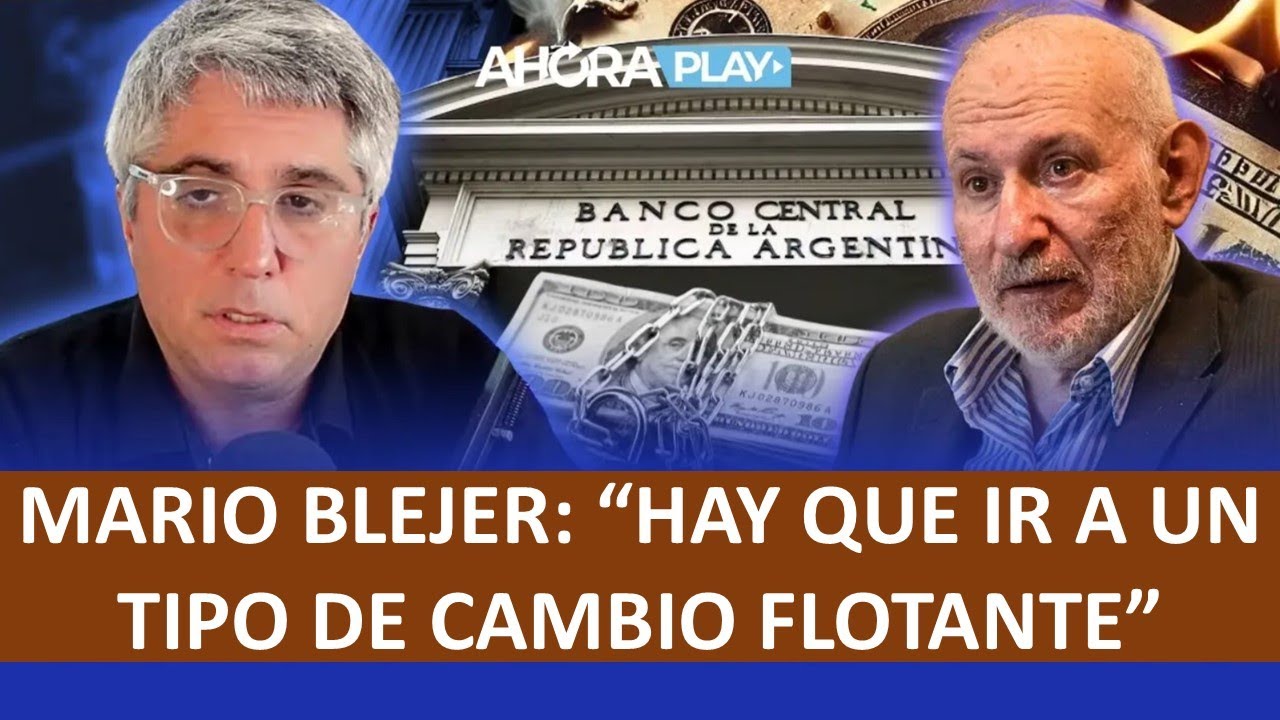 Hablé con Mario Blejer, ex BCRA y ex FMI, del plan Milei: "Hay que ir a ...
