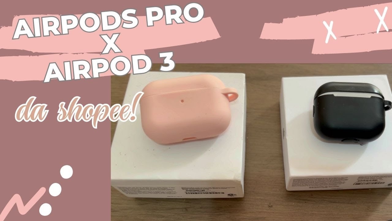 AIRPODS PRO E AIRPOD 3 DA SHOPEE! QUAL COMPRAR? | RESENHA E COMPARAÇÃO ...