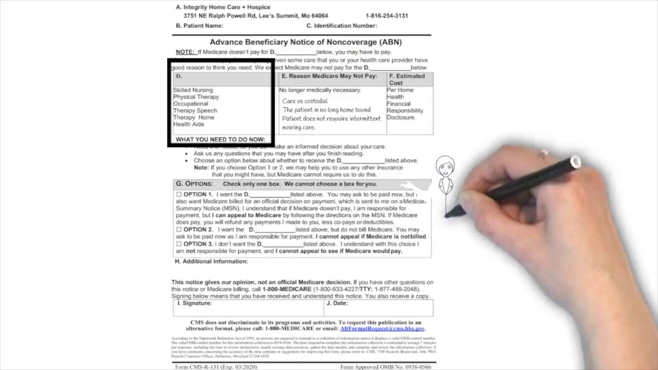 Completing NOMNC, ABN and HHCCN Forms - YouTube