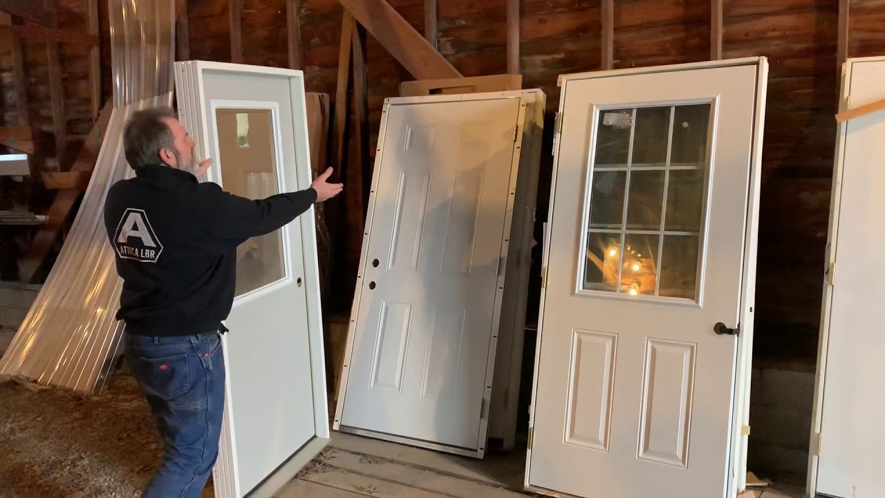 Man Door | Walk in Doors | Attica Lumber Company | Post Frame Builder ...