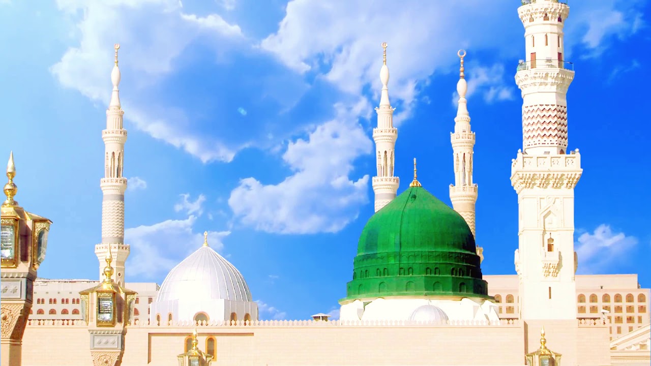 Madina Shareef HD Animation Video No Copyright - Gold Islamic Studio ...