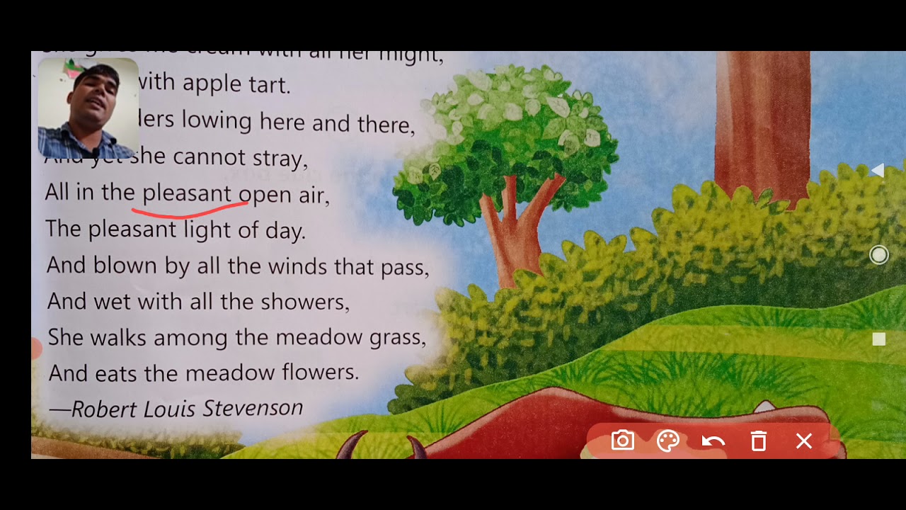 The Friendly Cow. English poem for Class- 3. Chapter- 4 - YouTube