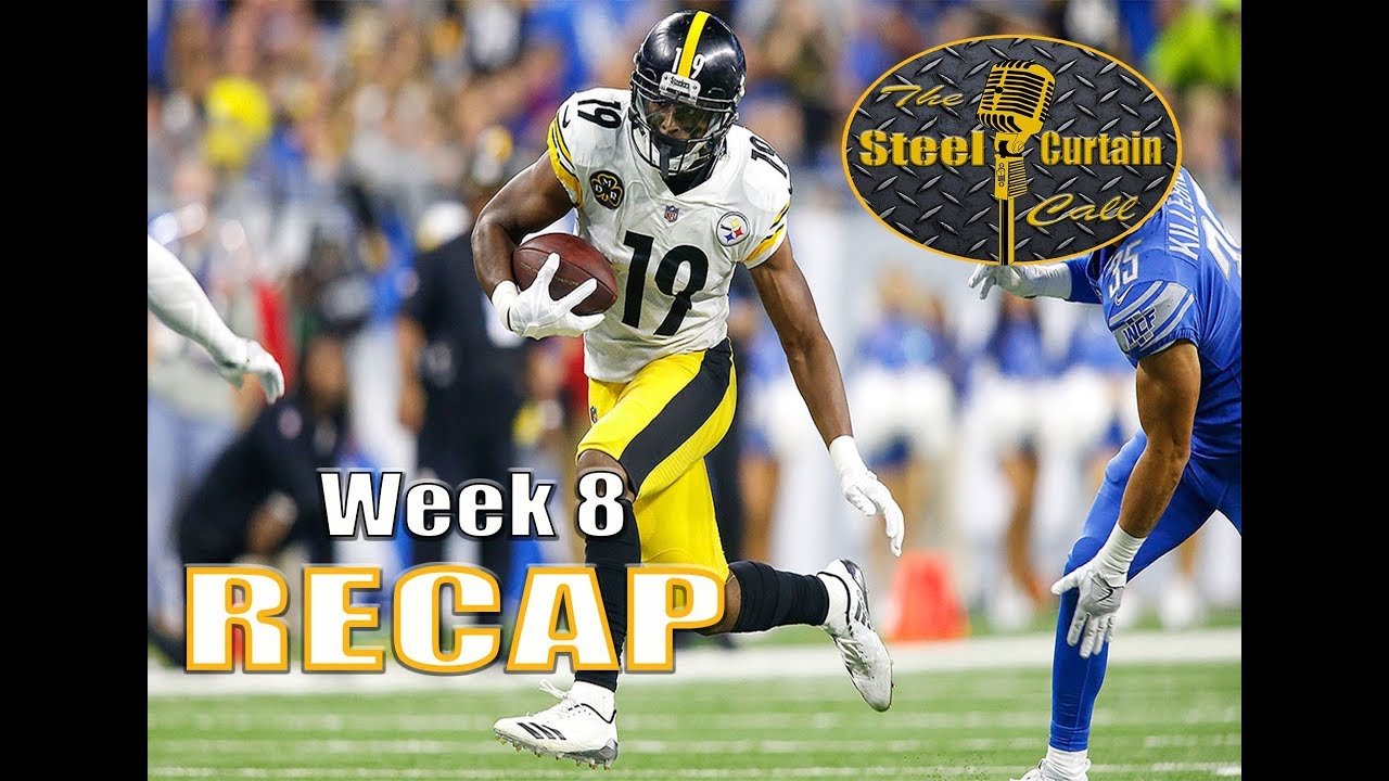 WEEK 8 RECAP: Steelers vs Lions - YouTube
