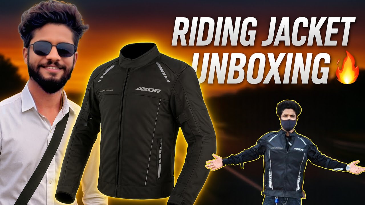 Axor 🔥 New Riding Jacket Unboxing & Review | Bike Riding Safety Gear 🏍️ ...