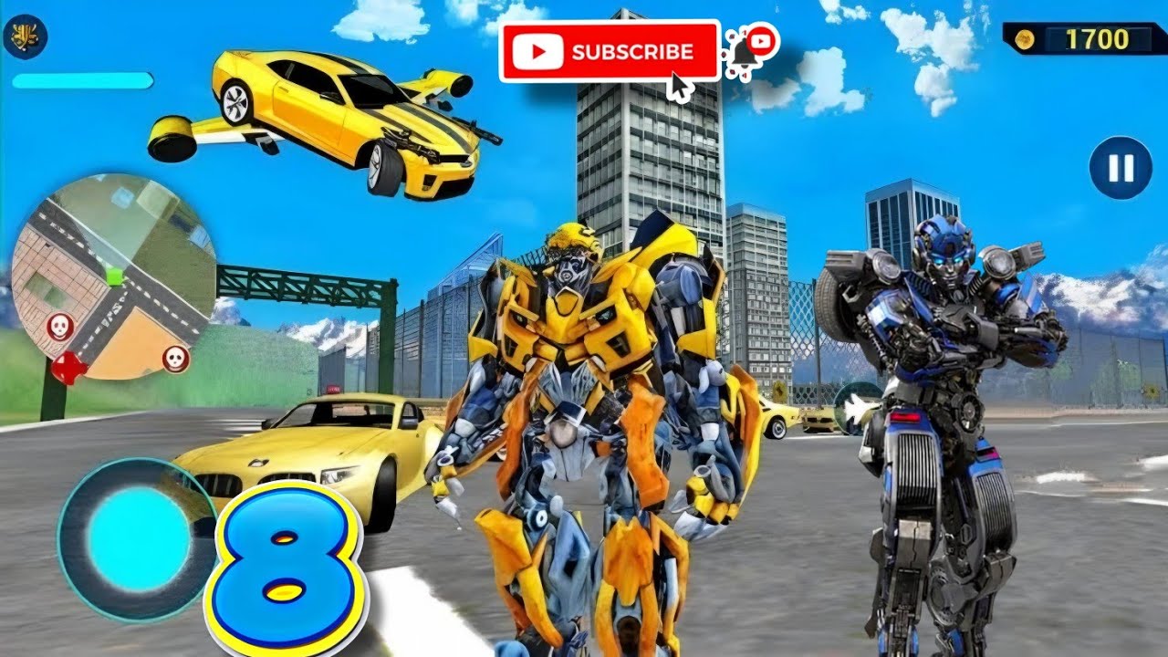 Bumblebee Robot Car Transformer Game #8 | Optimus Prime Career Mode | Android Gameplay - YouTube