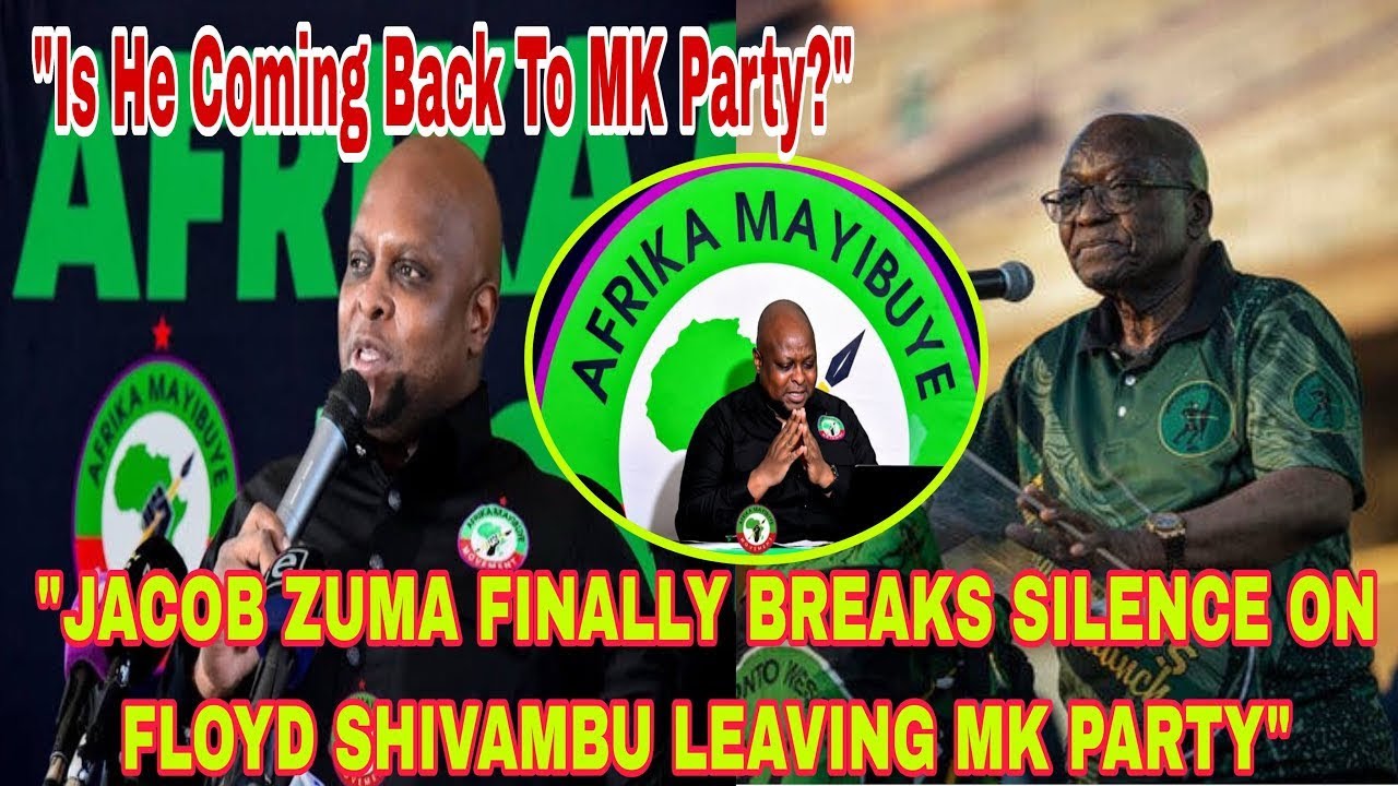 Jacob Zuma Finally Breaks Silence On Floyd Shivambu Coming Back To MK ...