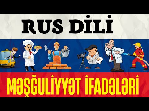 🇷🇺 Rus Dilində MƏŞĞULİYYƏT NÖVLƏRİ VƏ İFADƏLƏRİ