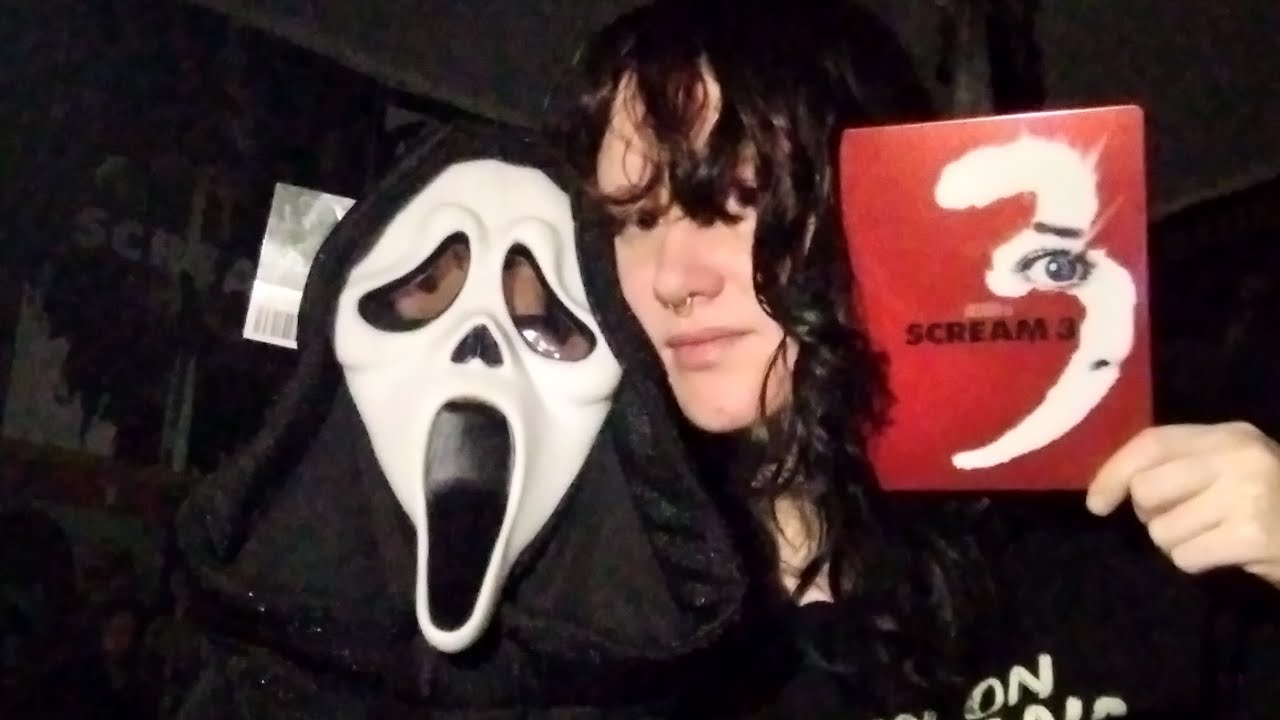 25TH ANNIVERSARY GHOSTFACE MASK/SCREAM 3 4K STEELBOOK - YouTube