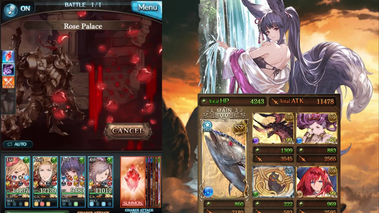 Granblue Fantasy [GW April 2019] My EX(+) OTK plan feat. Summer yuel ...