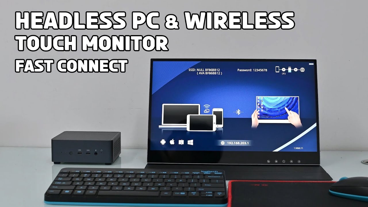 Headless PC + Wireless Portable Monitor: The ULTIMATE Auto-Connect ...