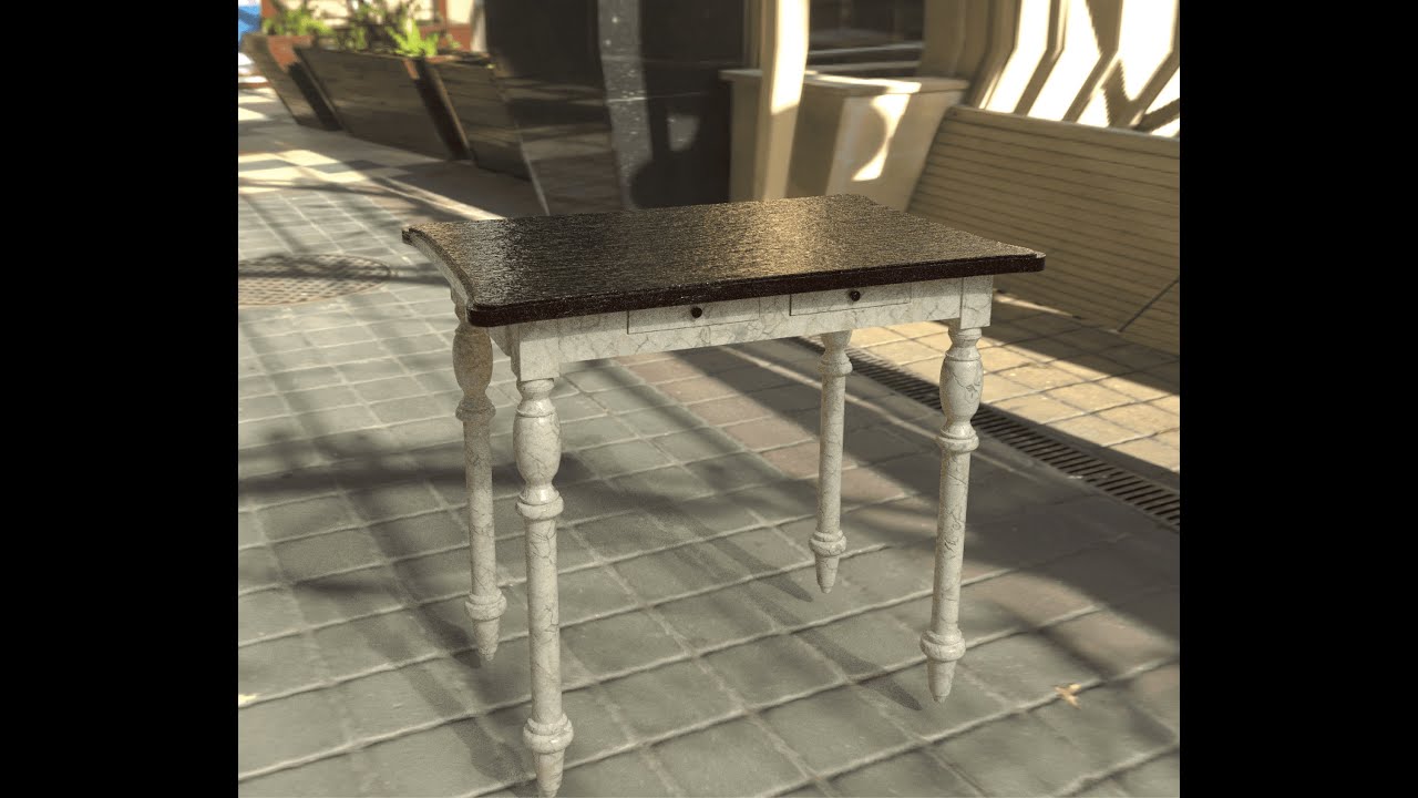Making a realistic table with Autodesk Maya 2022 and Substance Painter ...