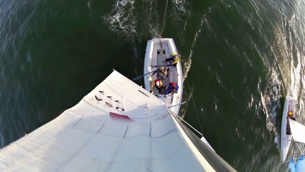 PNYC Sonar Bolton Race 2 Downwind Drag Race - YouTube