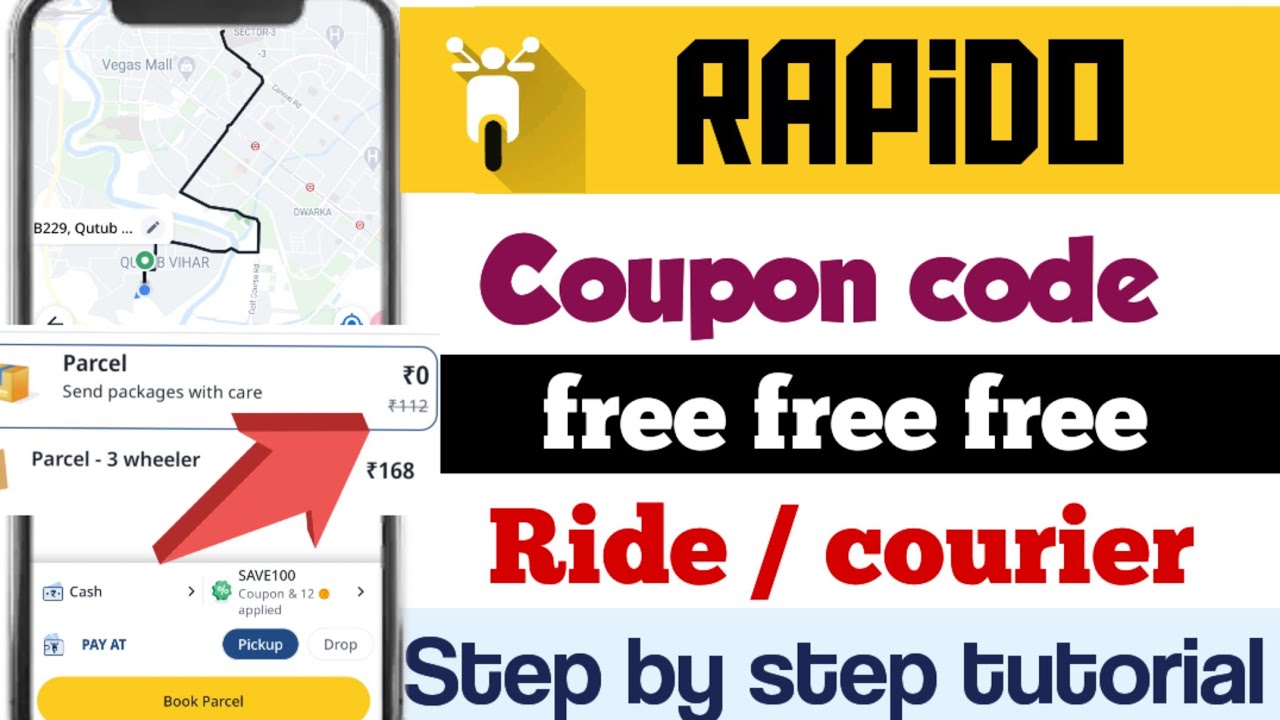 Rapido free ride | rapido coupon code | rapido coupon get flat 100 ...
