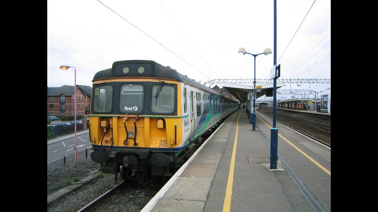 UK: Class 312 EMU departs from Colchester (Essex) on a service to ...